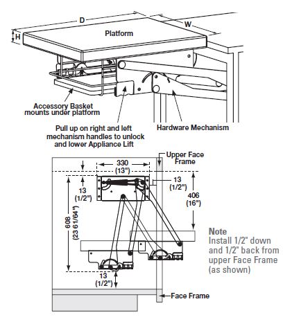 Hafele Appliance Lift - LockAndHinge.com